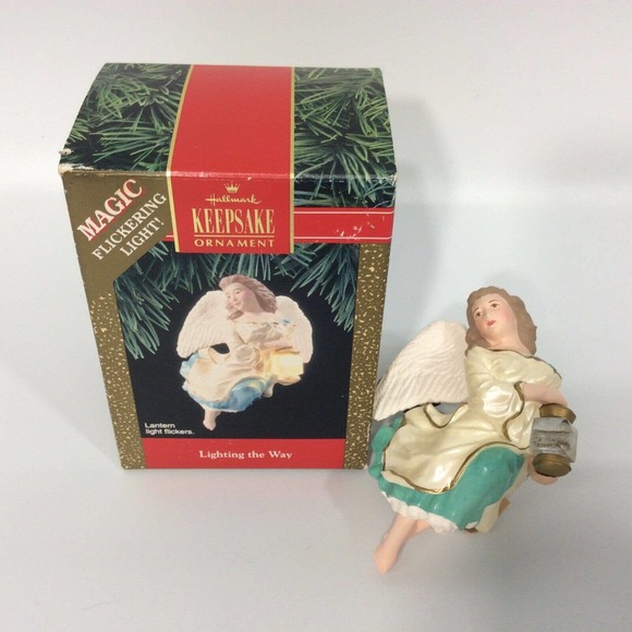 Hallmark | Holiday | Hallmark Keepsake Ornament Lighting The Way Angel ...